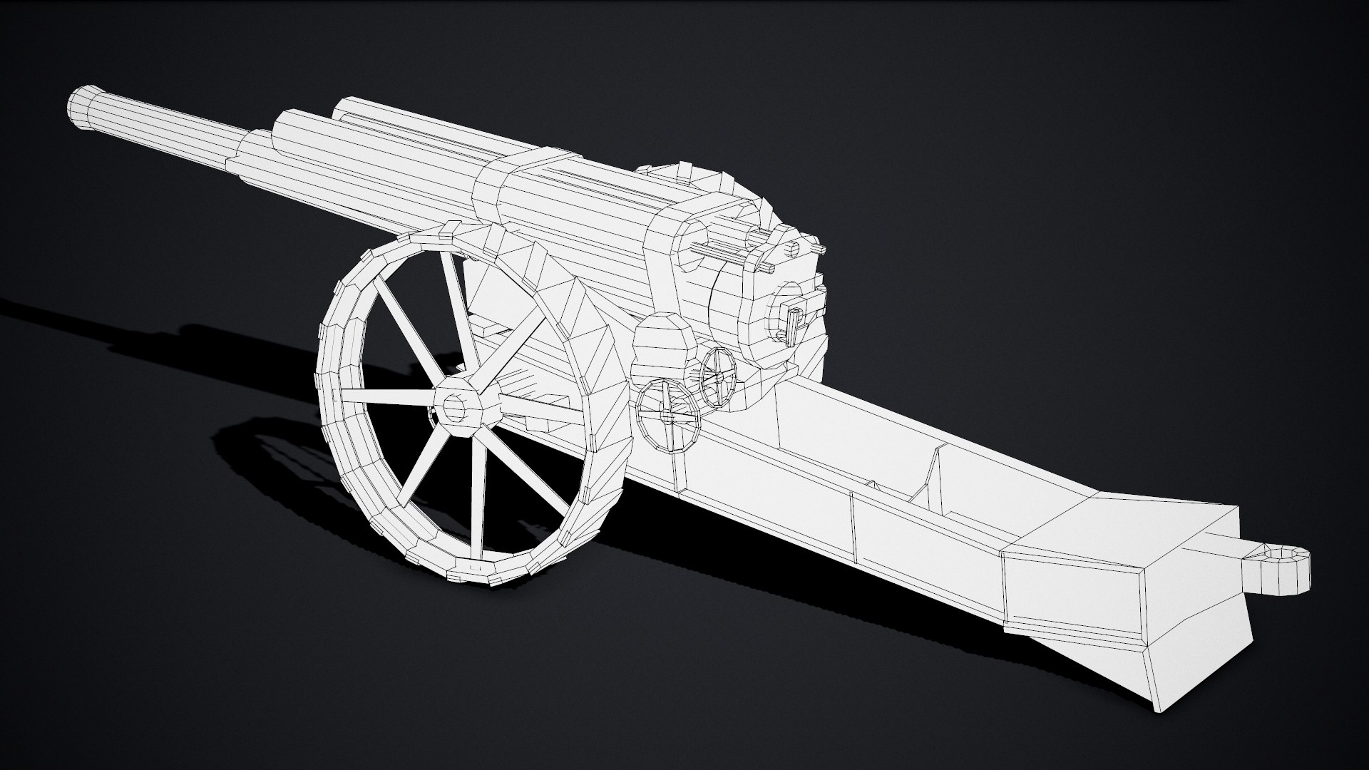 Bl 60-pounder mark 1 3D model - TurboSquid 1403671