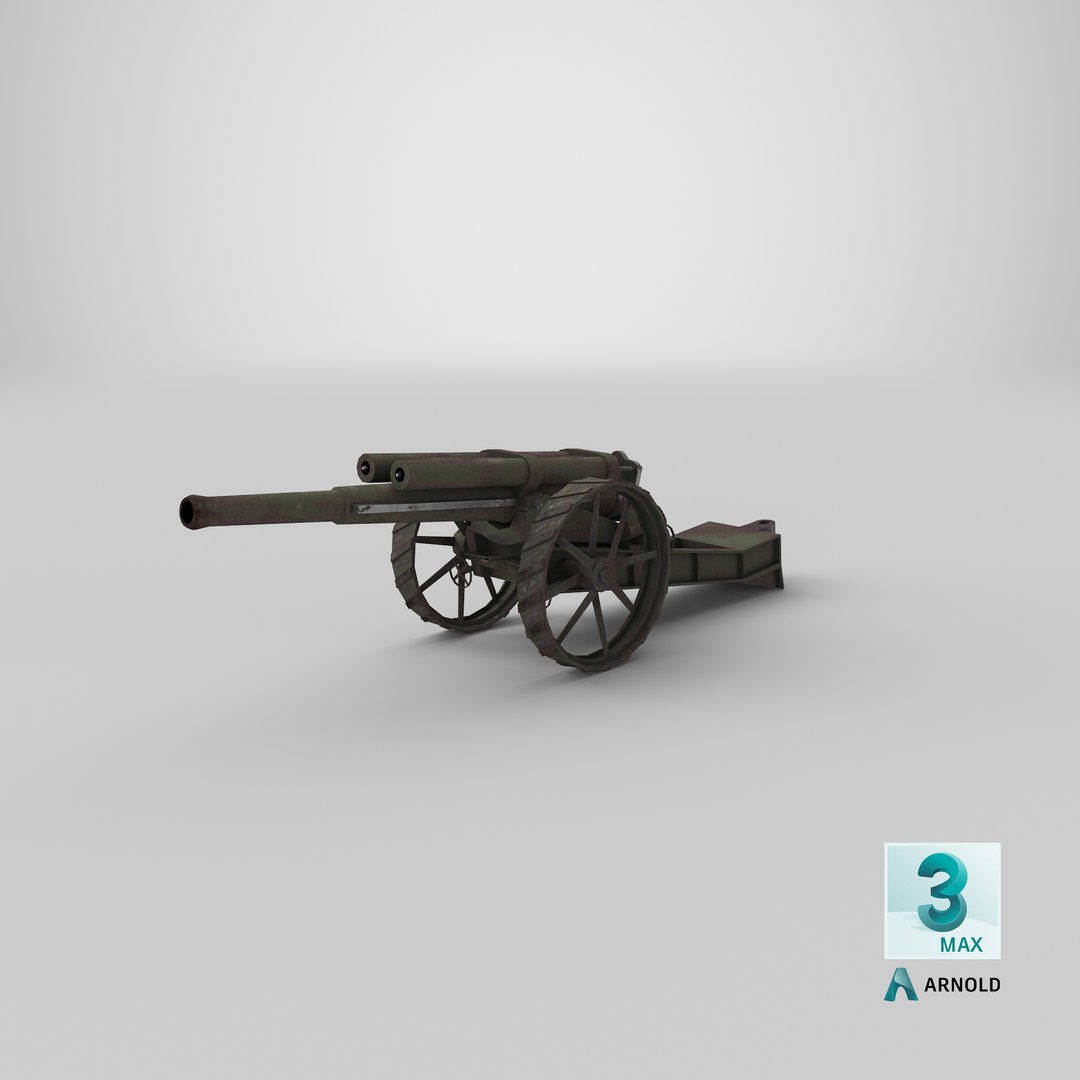 Bl 60-pounder mark 1 3D model - TurboSquid 1403671