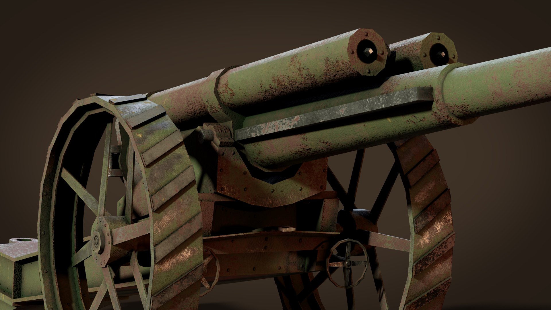 Bl 60-pounder mark 1 3D model - TurboSquid 1403671