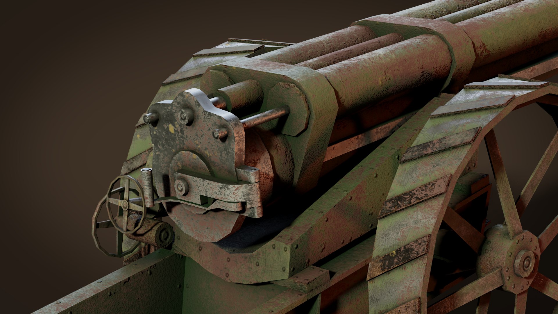 Bl 60-pounder mark 1 3D model - TurboSquid 1403671