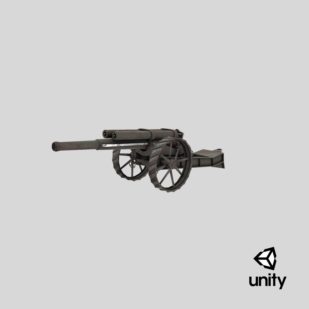 Bl 60-pounder mark 1 3D model - TurboSquid 1403671