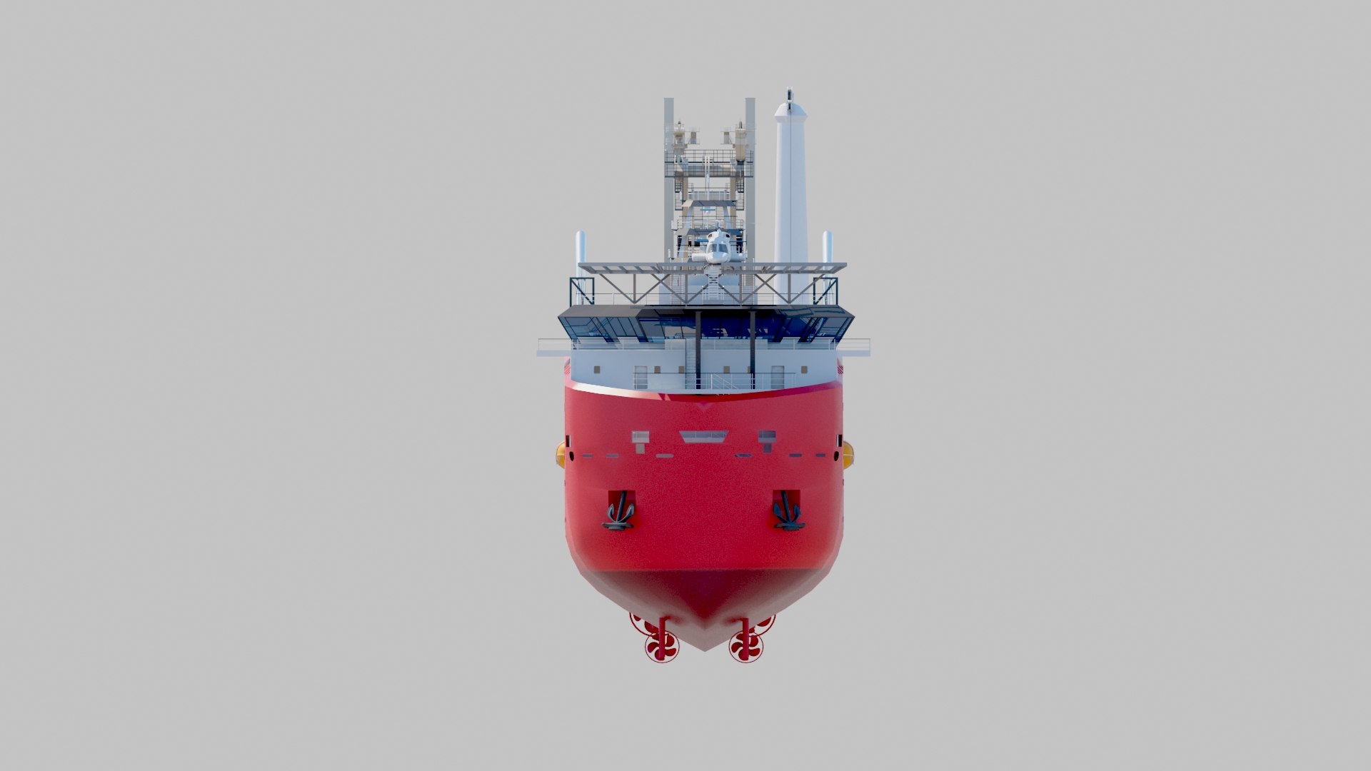 Subsea Reel Laying Vessel 3D Model - TurboSquid 1472972