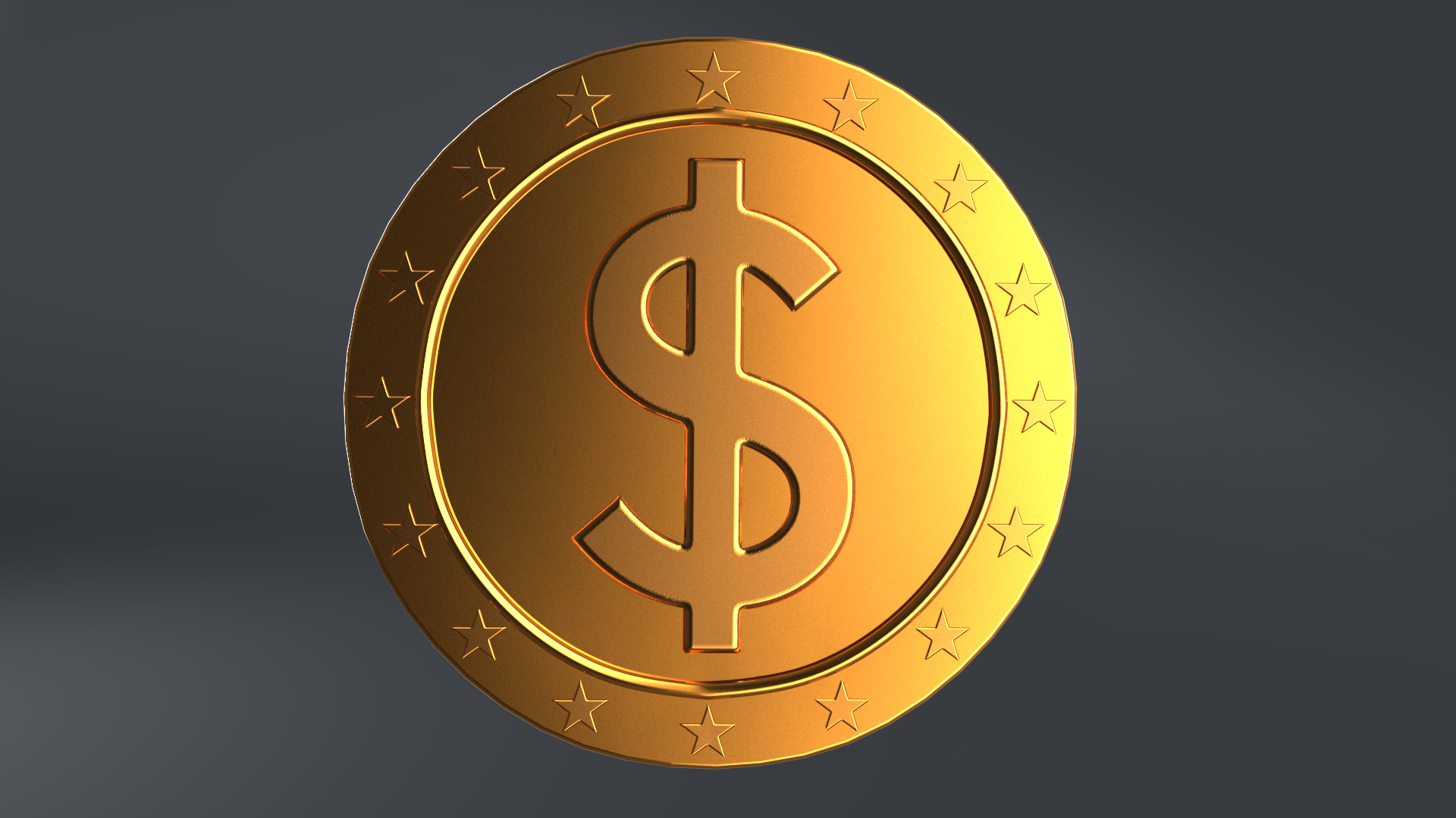 3D Model Gold Coin - TurboSquid 1945028