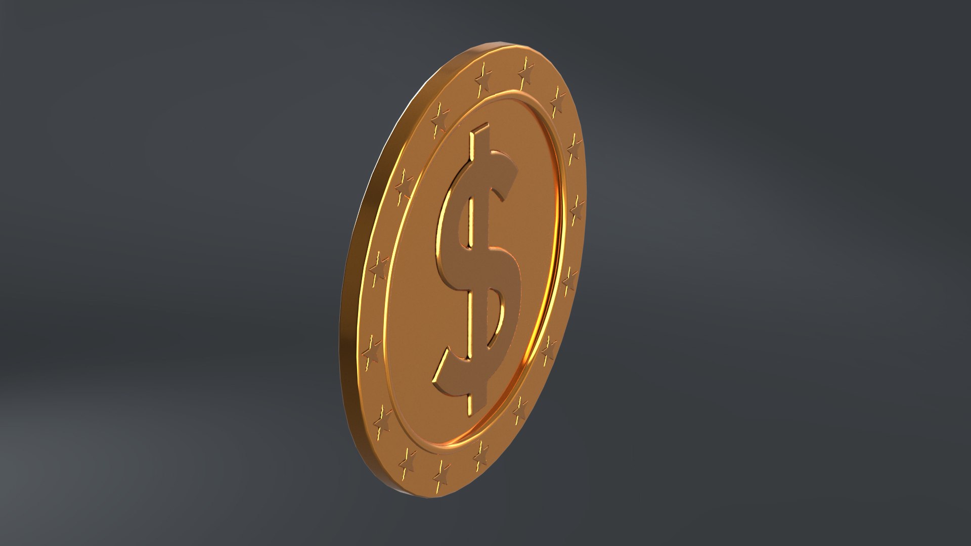 3D Model Gold Coin - TurboSquid 1945028