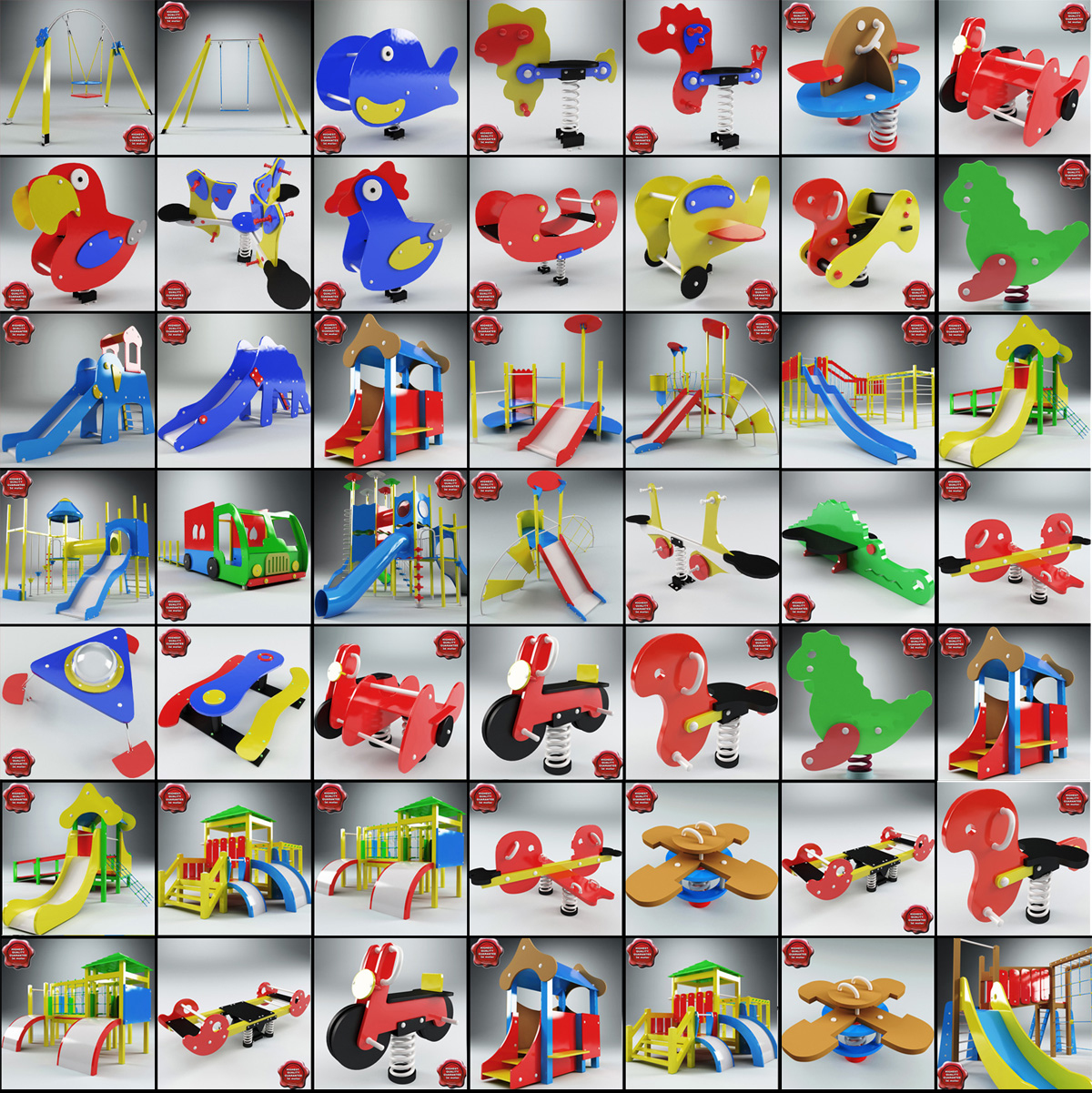 3d playgrounds v6 model