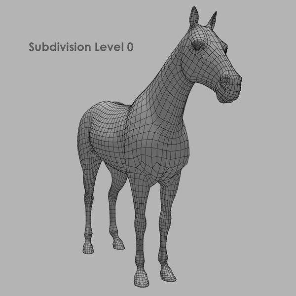 3D realistic horse rigged model - TurboSquid 1269035