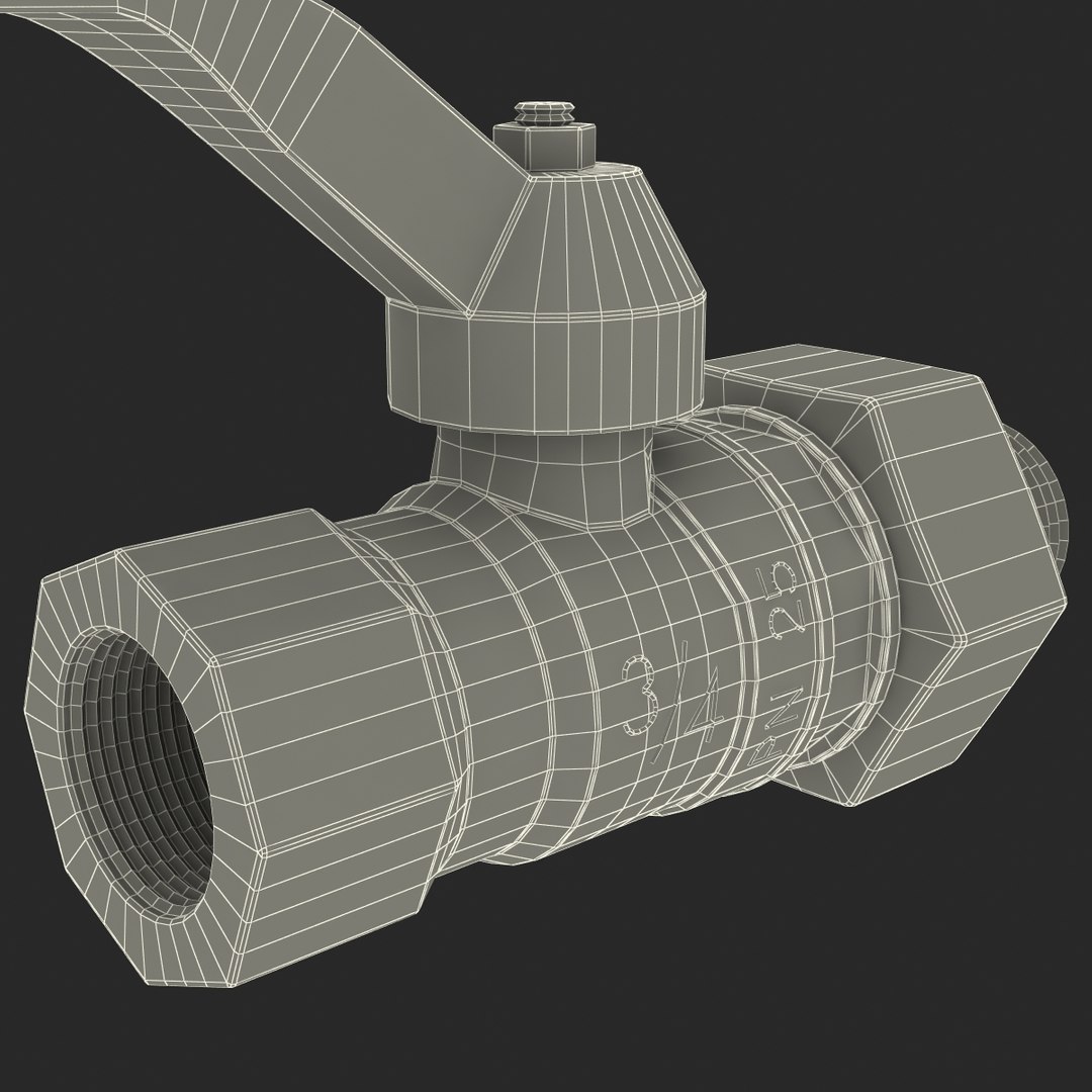 3d Model Gate Valve V6