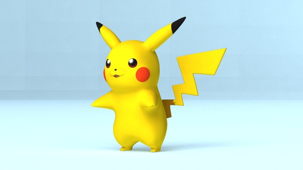 pokemon pikachu 3d model