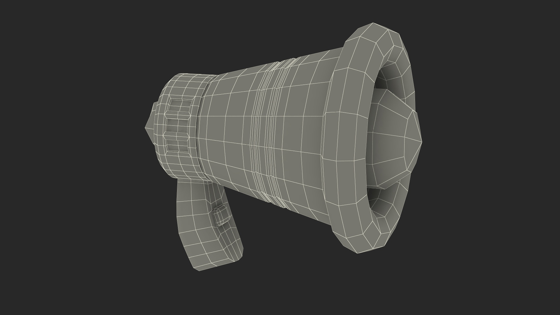 3D Megaphone Loudspeaker Stylized Icon - TurboSquid 2178938