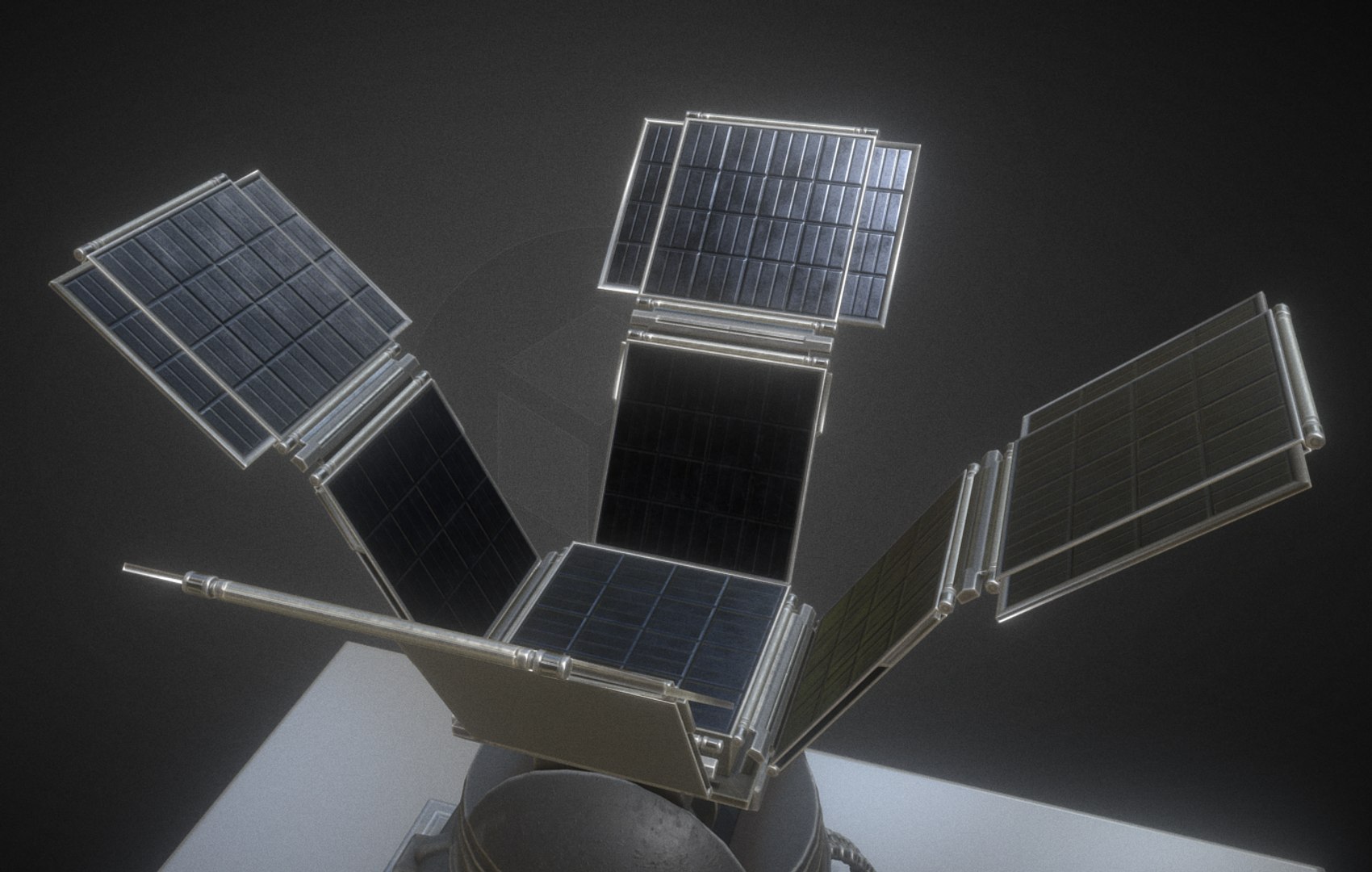 Solar Power Tower 3ds