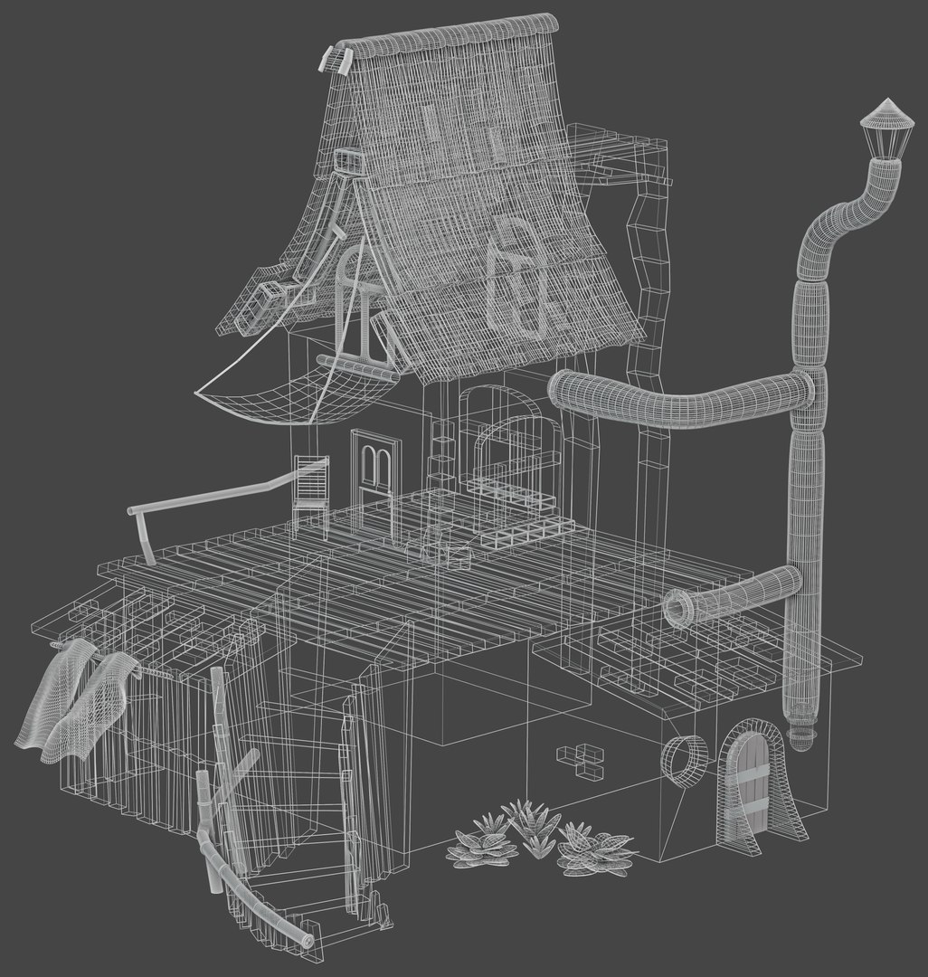 Hut 3D Model - TurboSquid 1715899