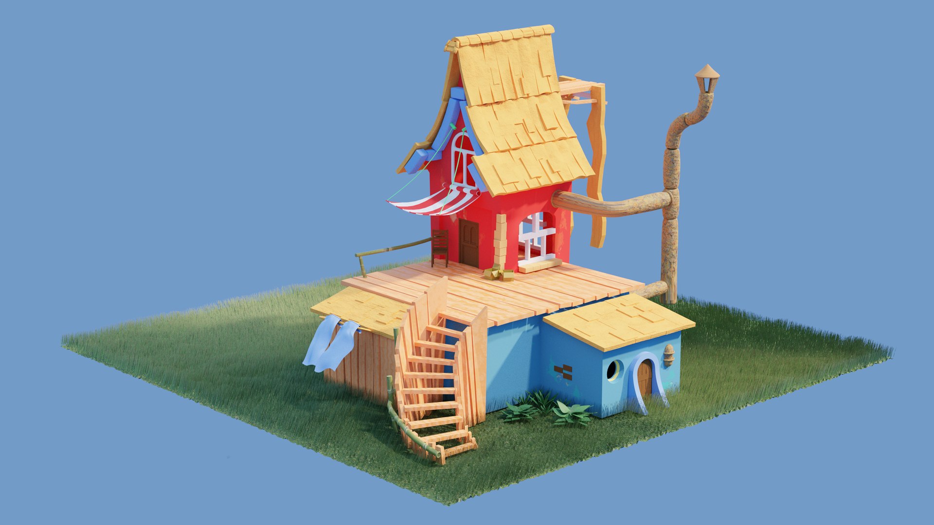 Hut 3D Model - TurboSquid 1715899