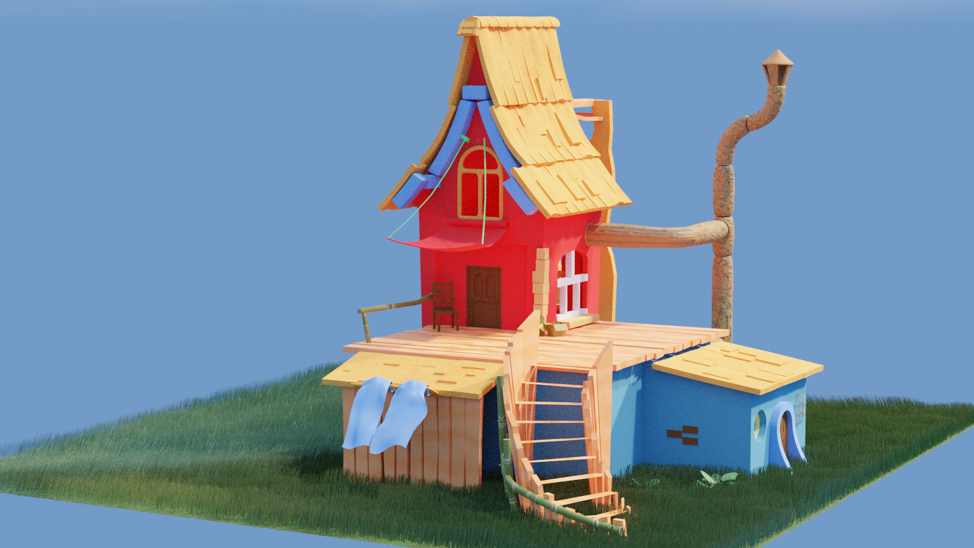 Hut 3D model - TurboSquid 1715899