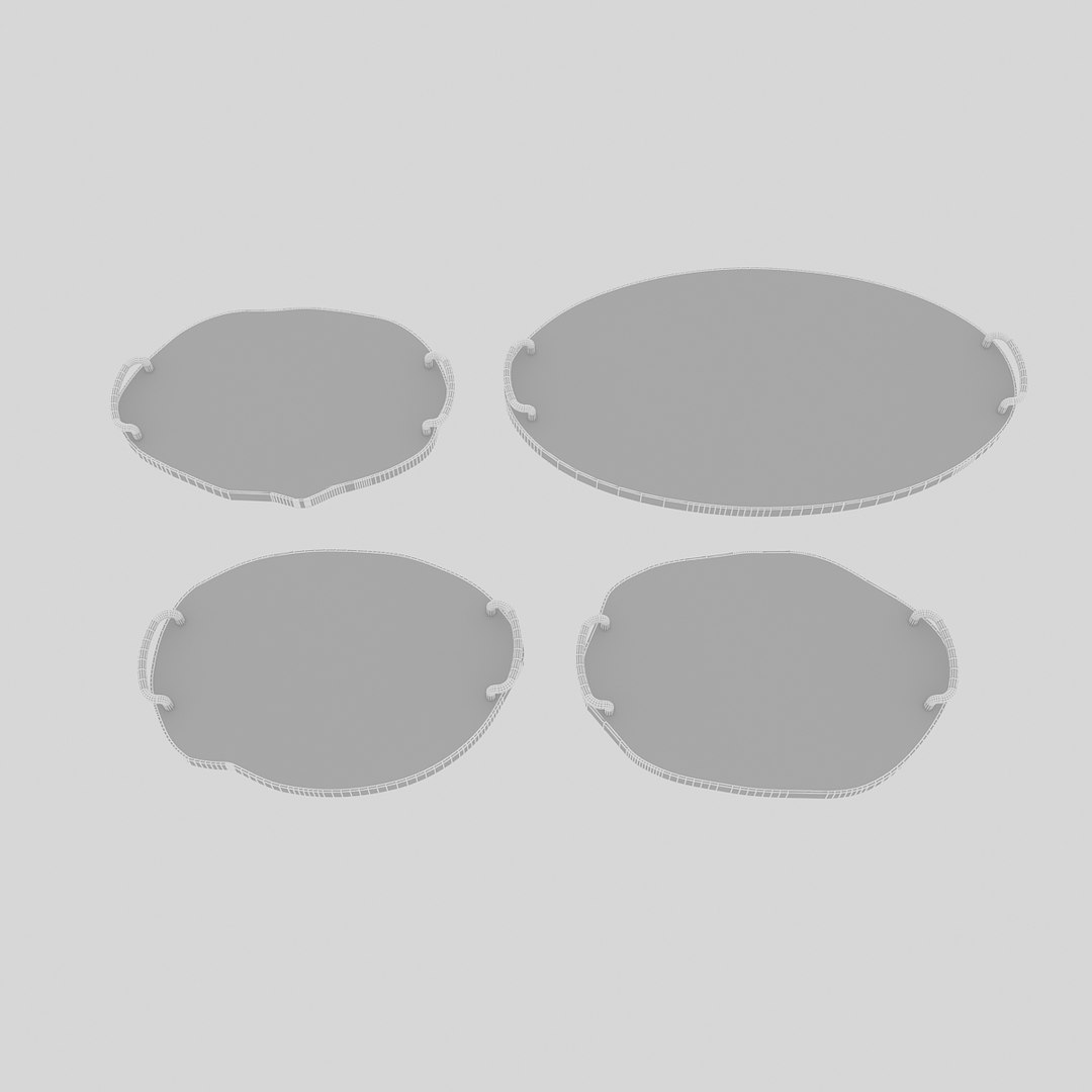 Wooden Trays Model - TurboSquid 1650394