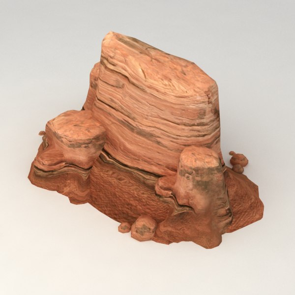 3d set canyon polys model
