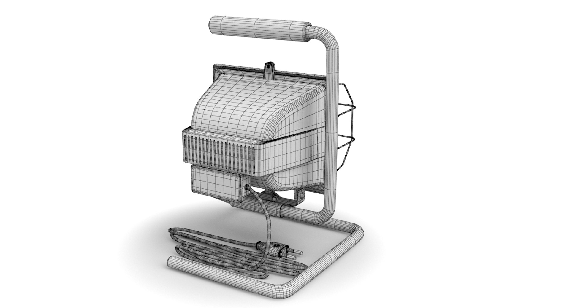 3D Real Mobile Construction Light - TurboSquid 1405883