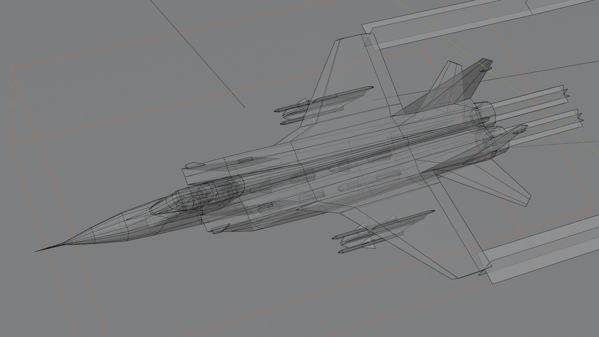 MIG-31 Foxhound Lowpoly Jet Fighter 3D - TurboSquid 1872098