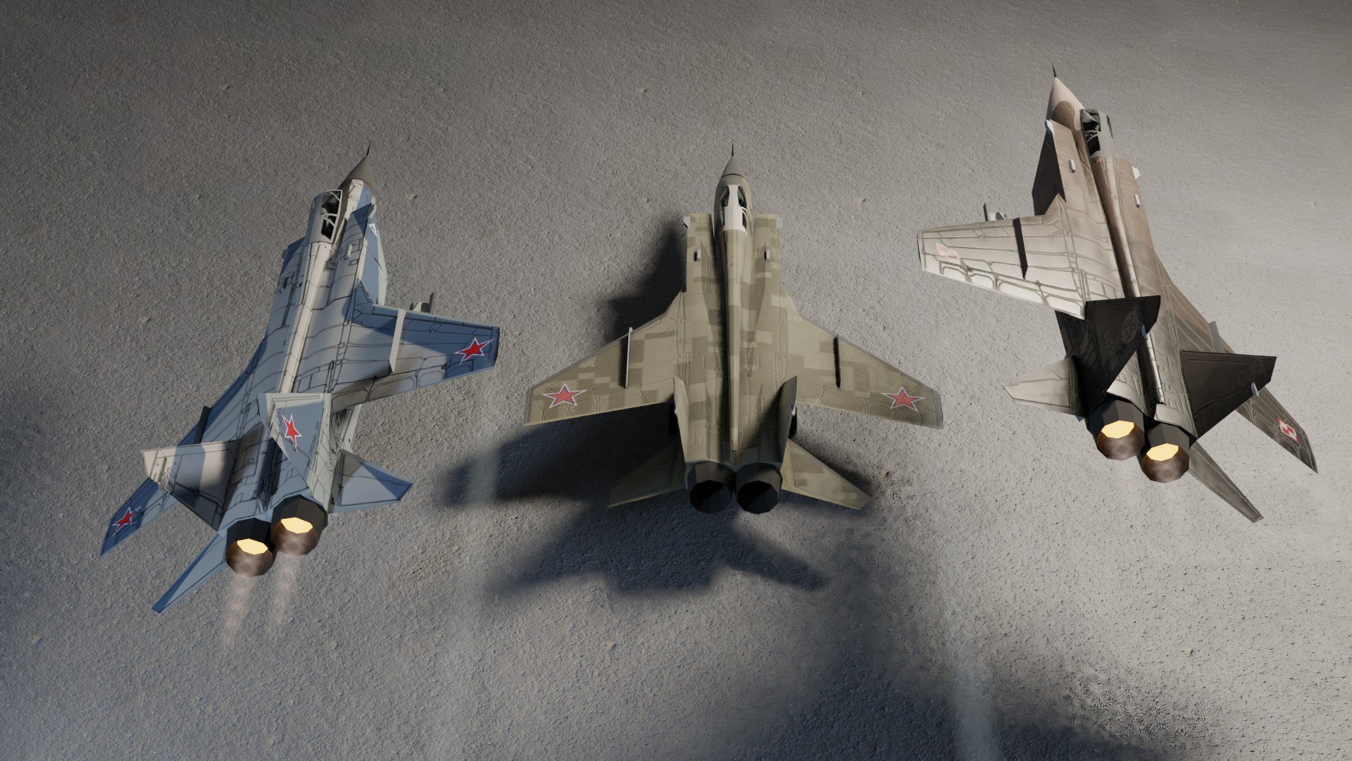 MIG-31 Foxhound Lowpoly Jet Fighter 3D - TurboSquid 1872098