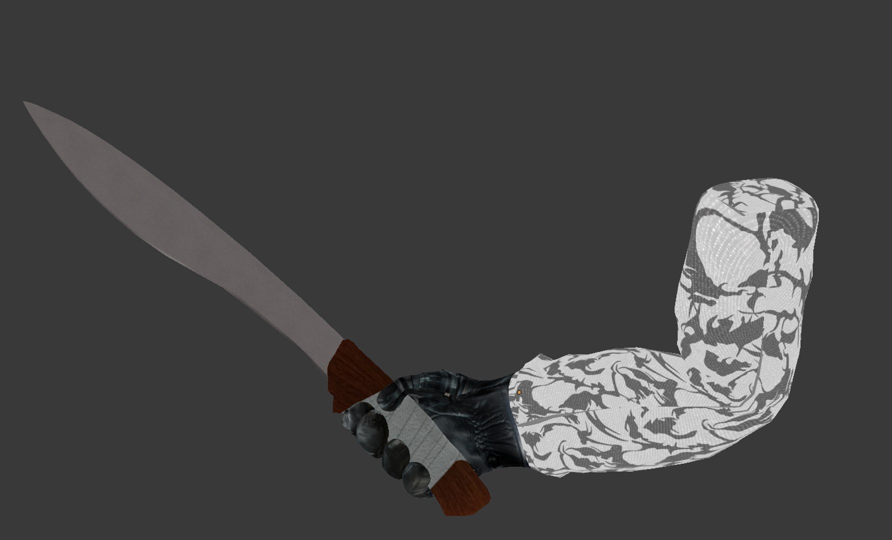 Machete Arm 3D Model - TurboSquid 1220023