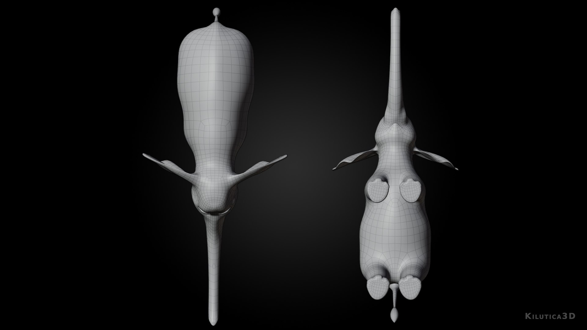 3D Cartoon Adult Female Elephant - TurboSquid 2516991