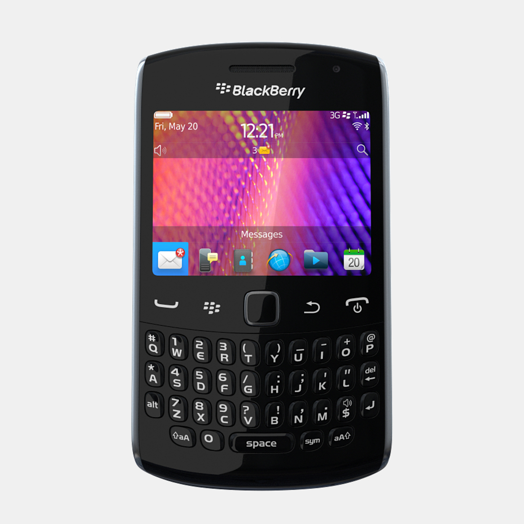 3d blackberry curve 9360 9350 model