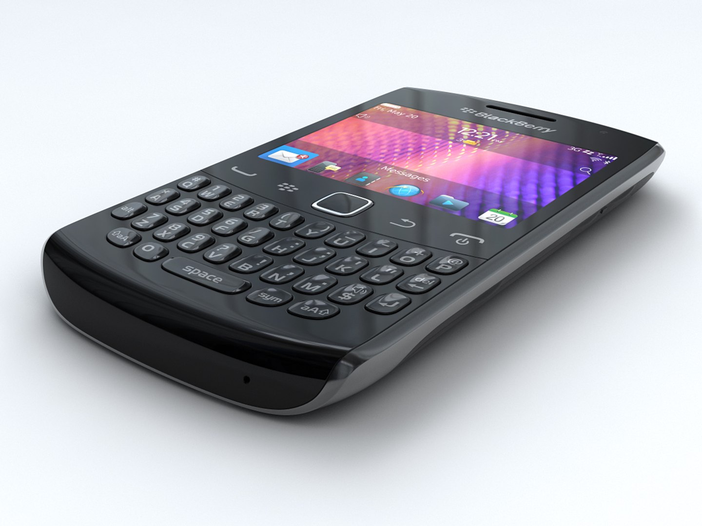 3d blackberry curve 9360 9350 model