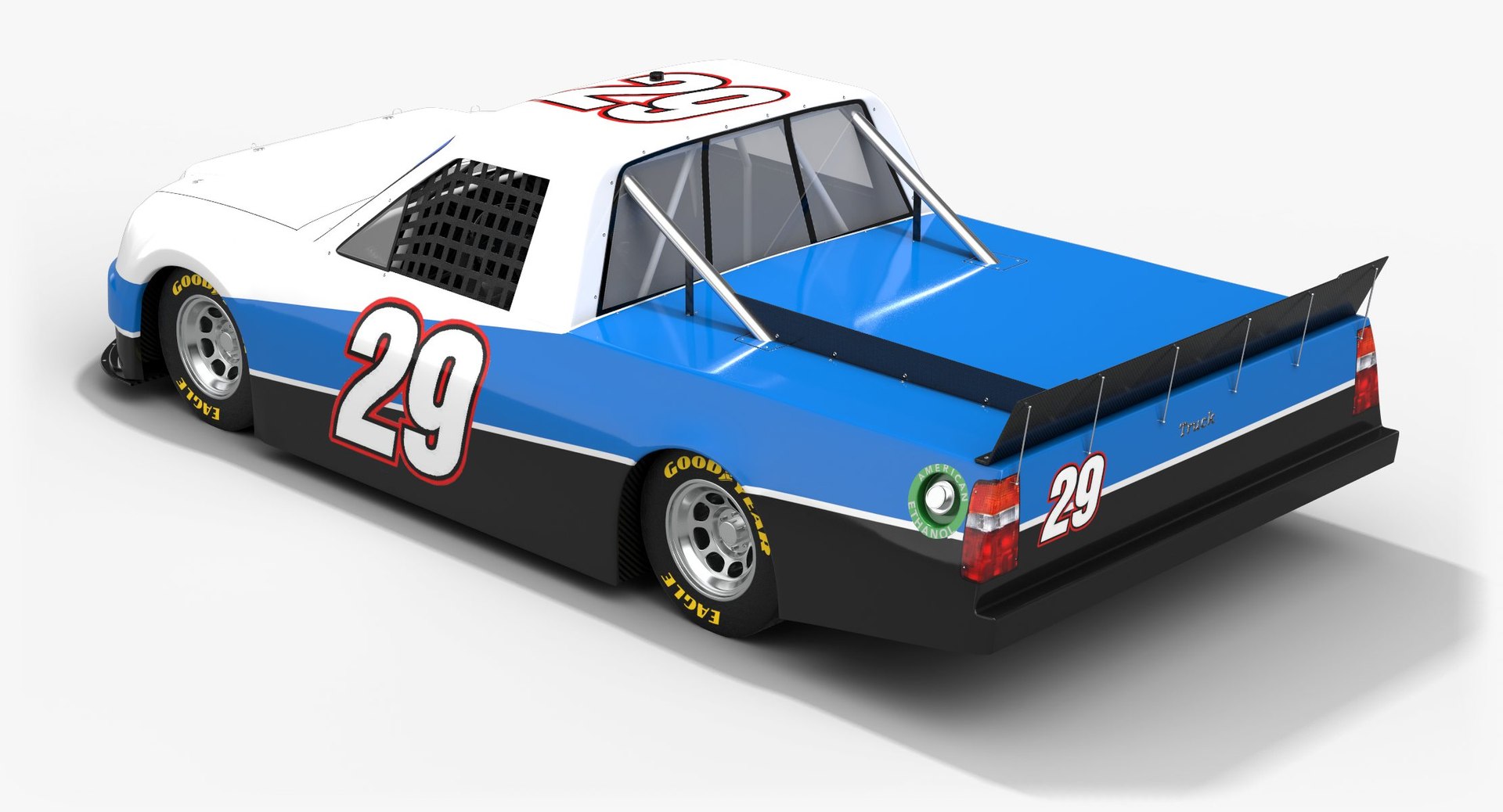 Nascar Pickup Truck Race Car 3D Model - TurboSquid 1644319