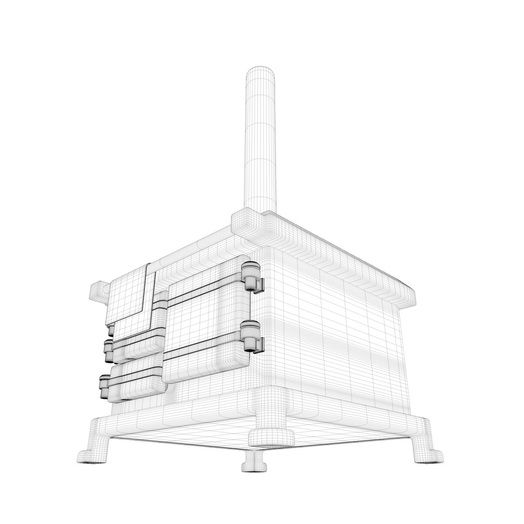 Range cooker 3D model - TurboSquid 1590779