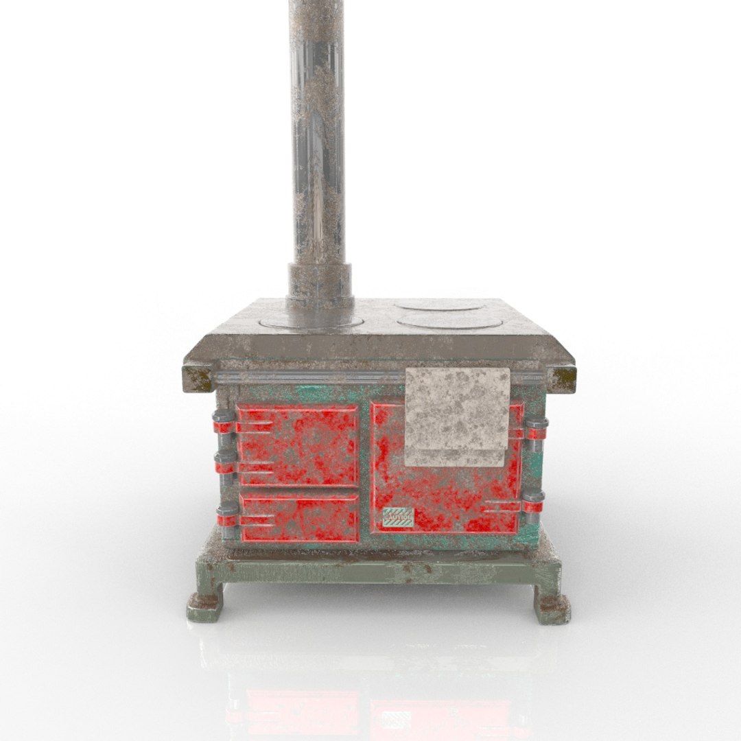 Range cooker 3D model - TurboSquid 1590779