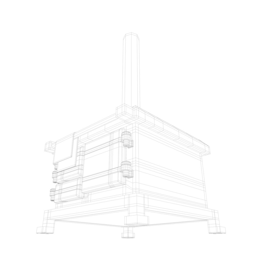 Range cooker 3D model - TurboSquid 1590779