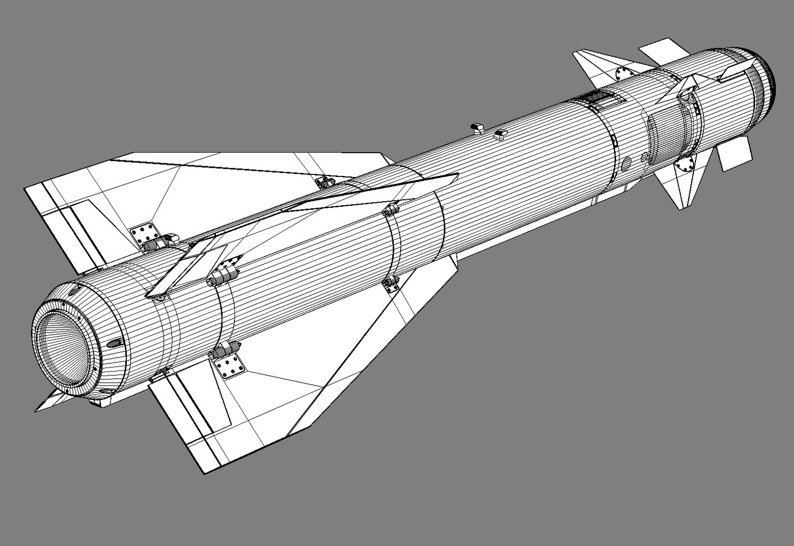 3d Kh-29 Missile Kh-29te Kh-29t Model