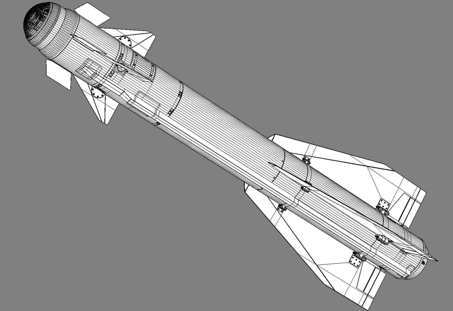 3d Kh-29 Missile Kh-29te Kh-29t Model