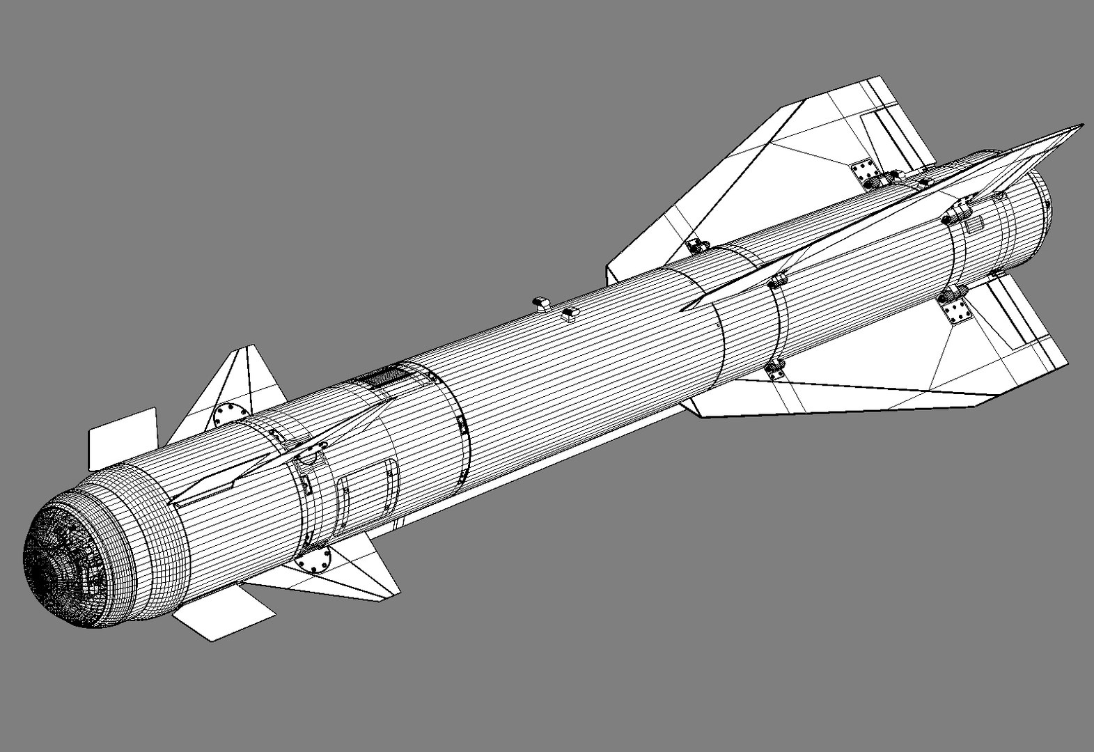 3d Kh-29 Missile Kh-29te Kh-29t Model