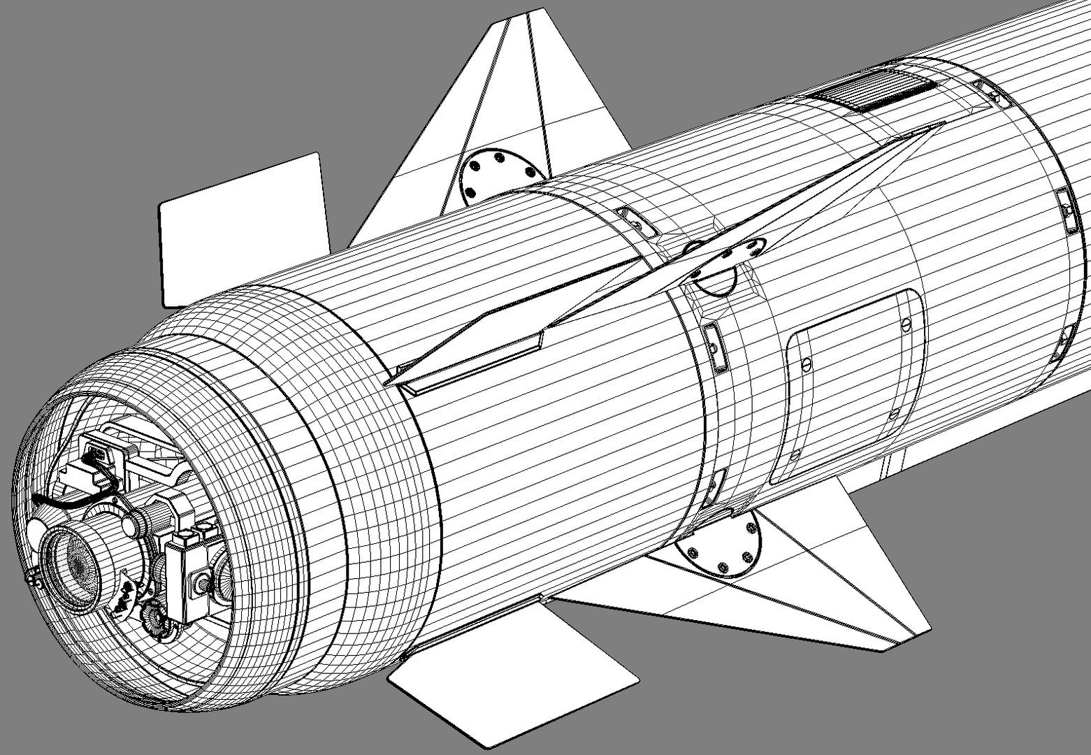 3d Kh-29 Missile Kh-29te Kh-29t Model