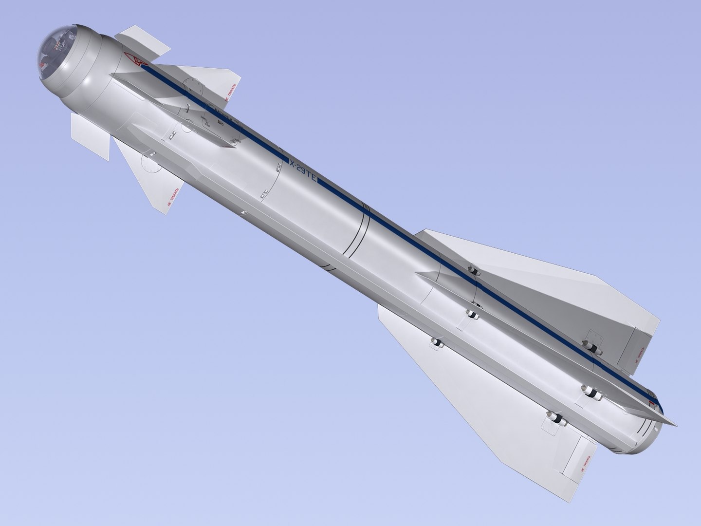 3d Kh-29 Missile Kh-29te Kh-29t Model