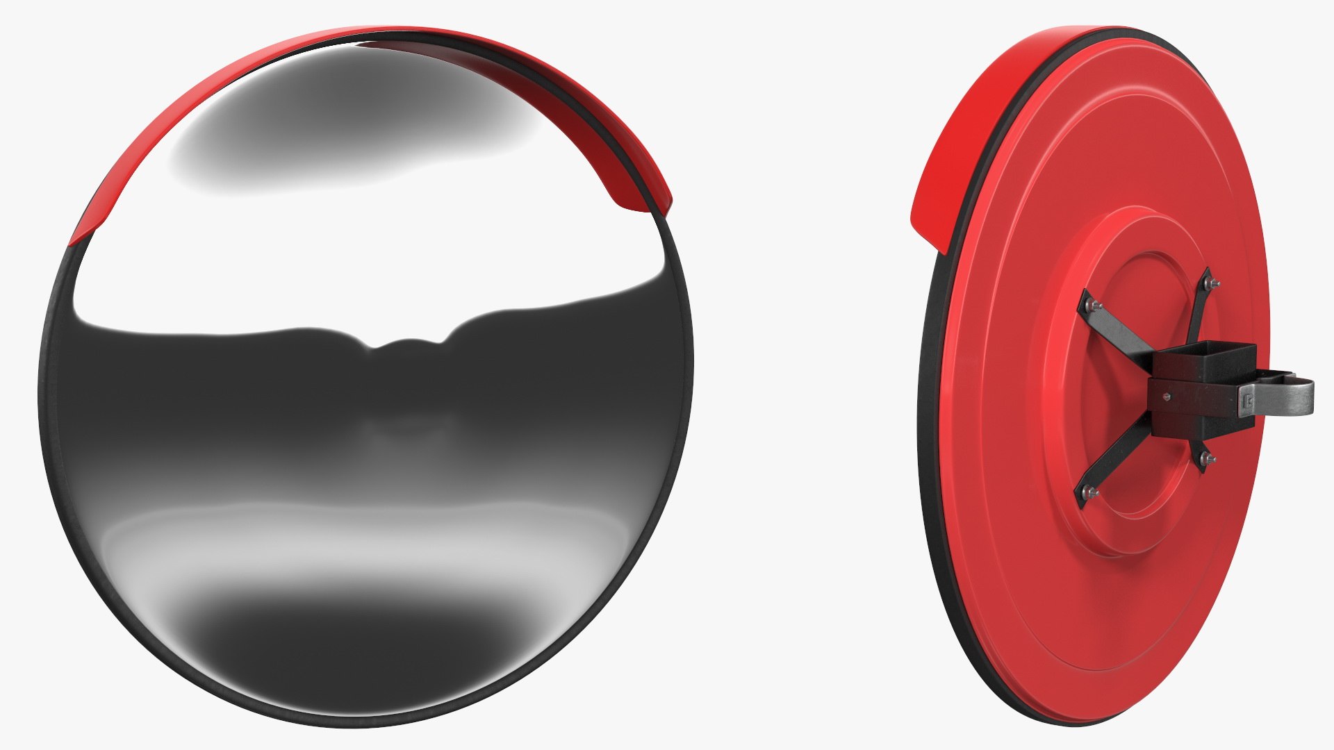 3D Round Traffic Mirror - TurboSquid 1741403