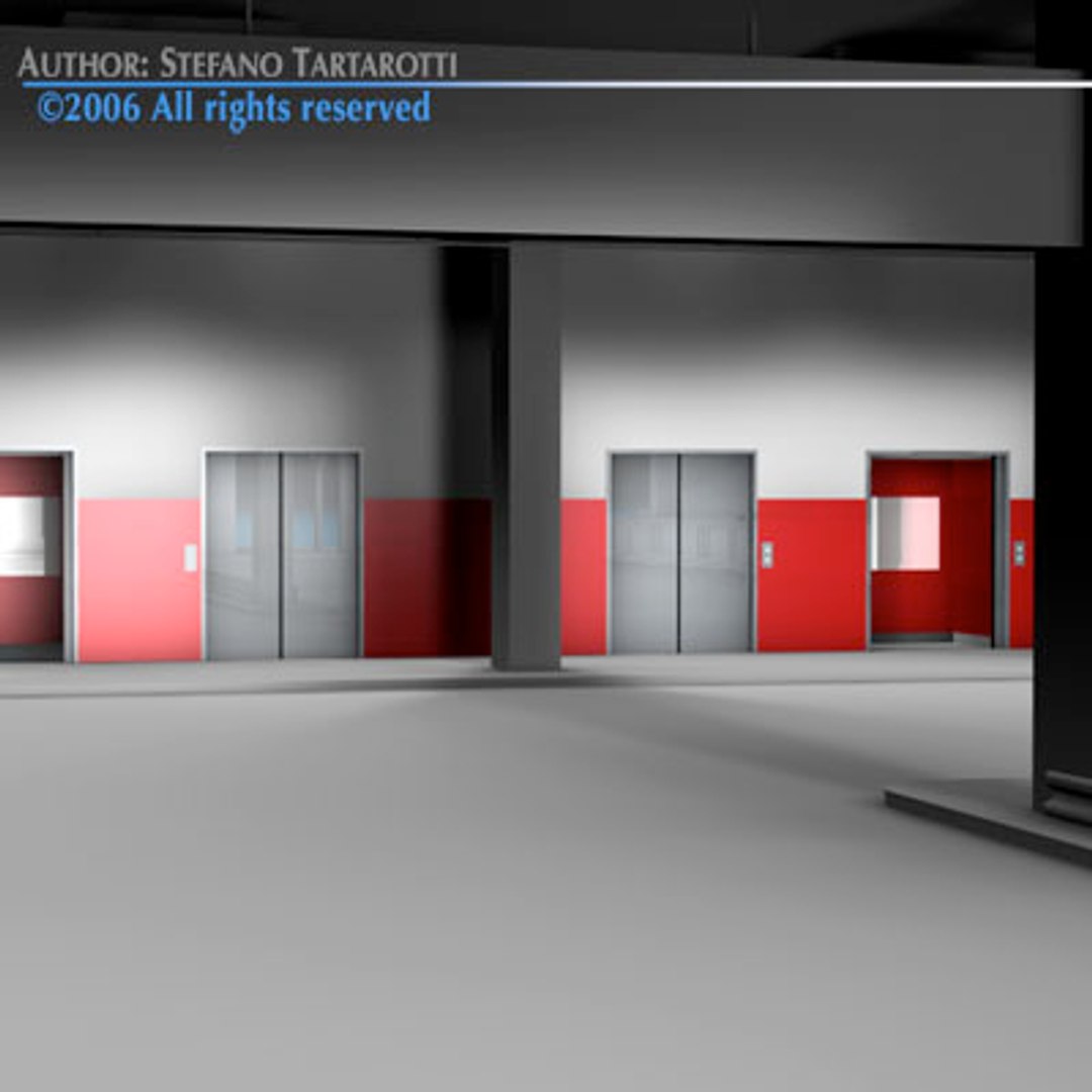 3d Car Parking Building Model