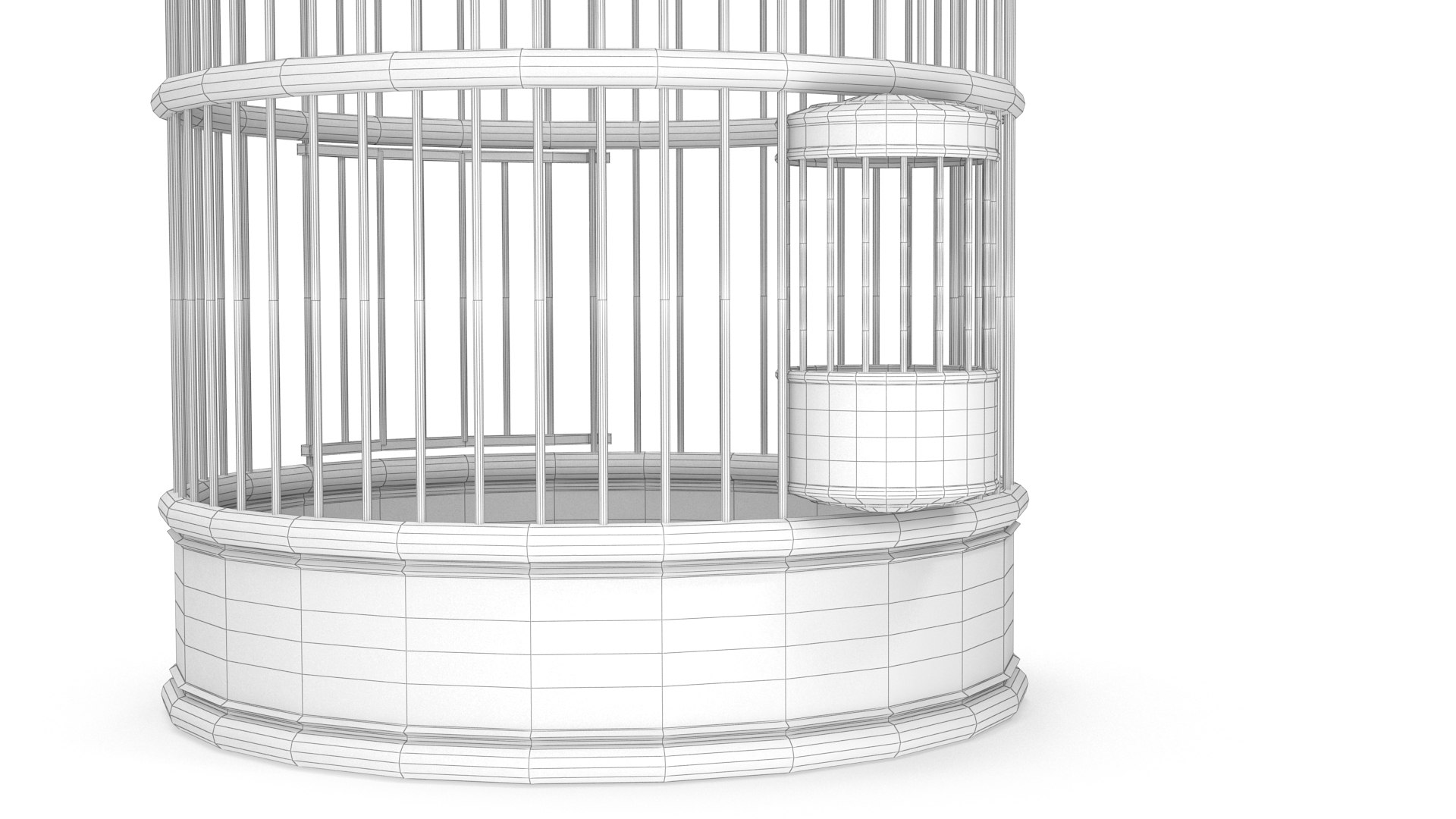 3D Bird Cage Model - TurboSquid 2269561