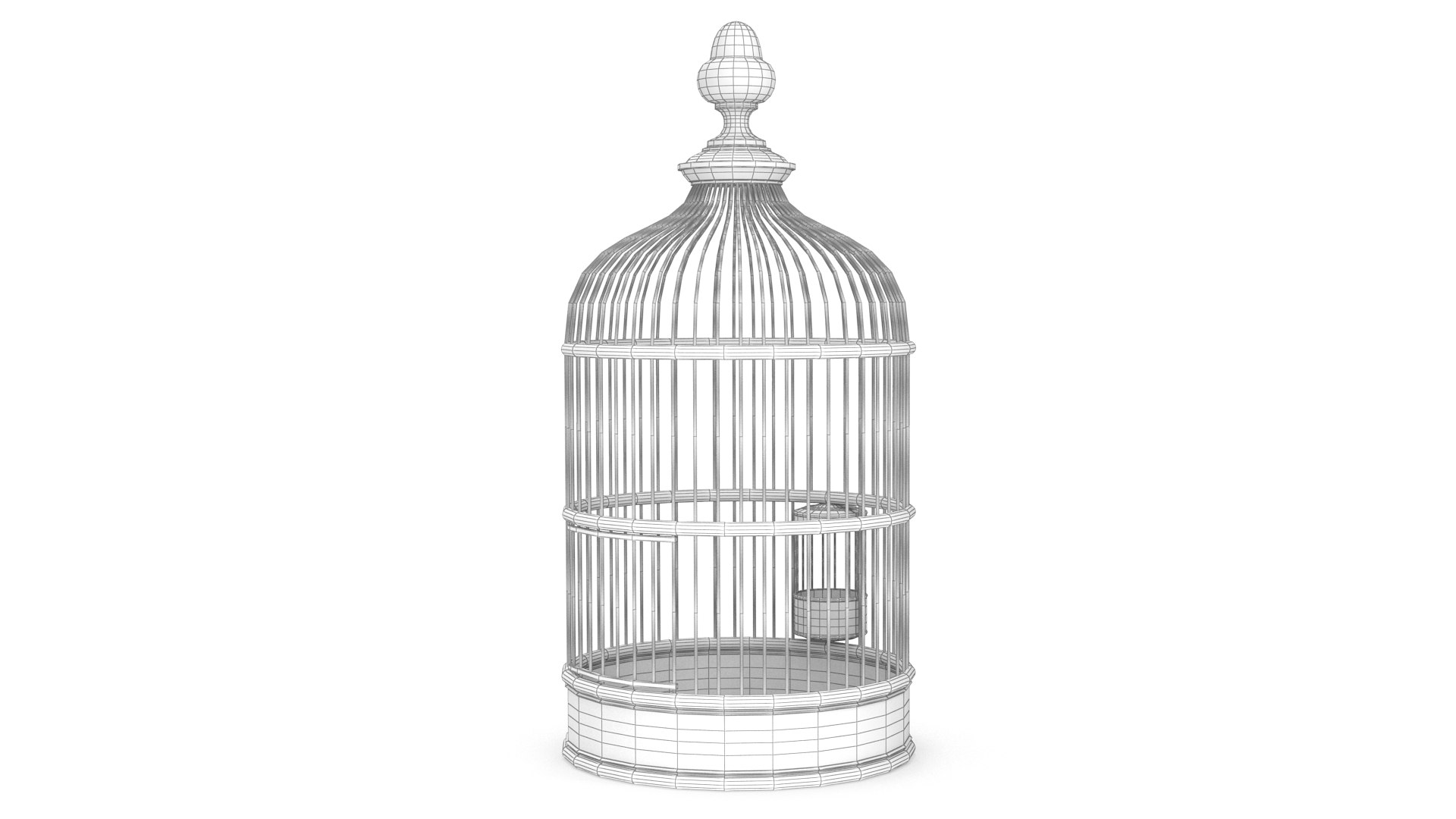 3D Bird Cage Model - TurboSquid 2269561