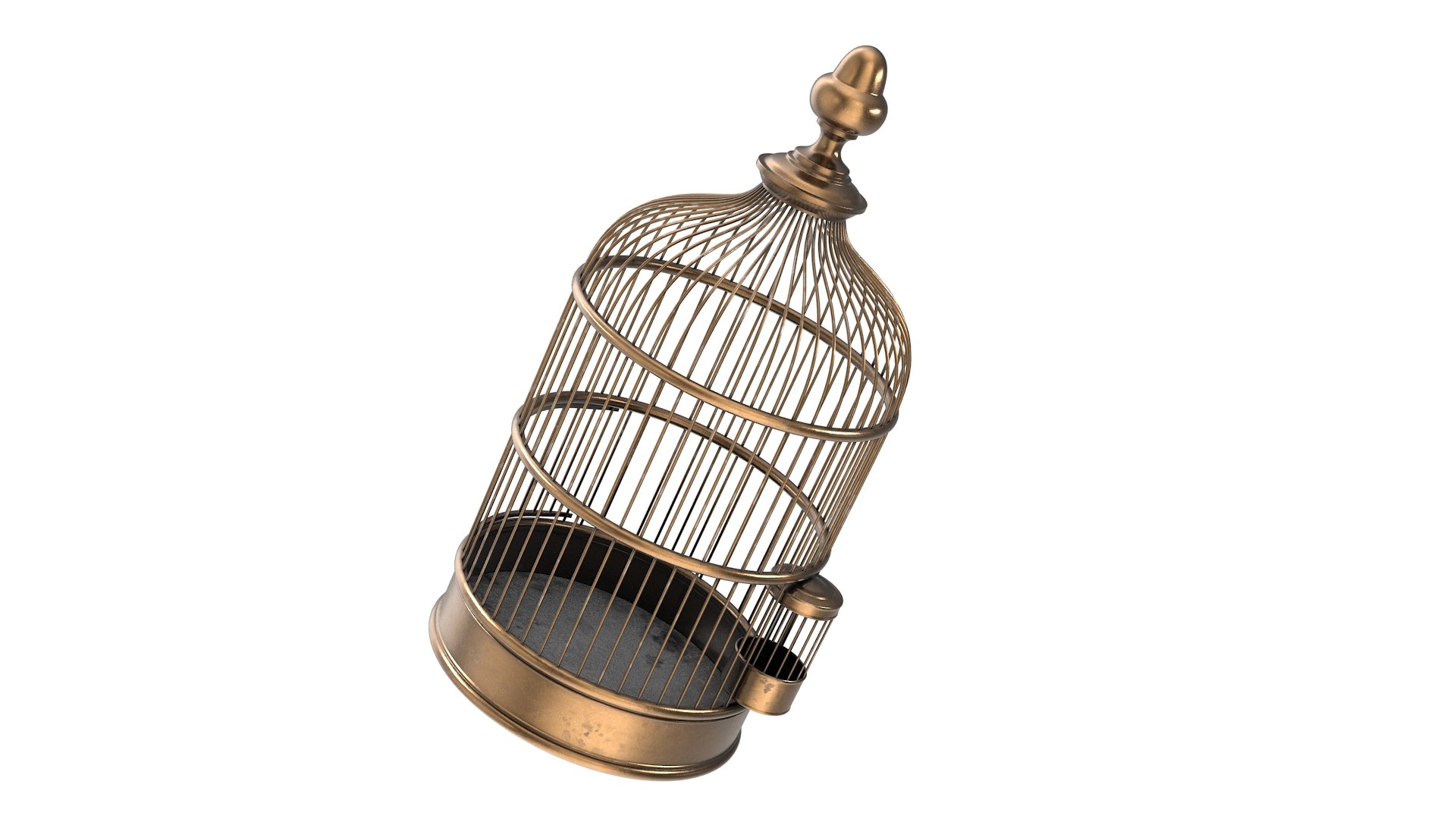 3D Bird Cage Model - TurboSquid 2269561