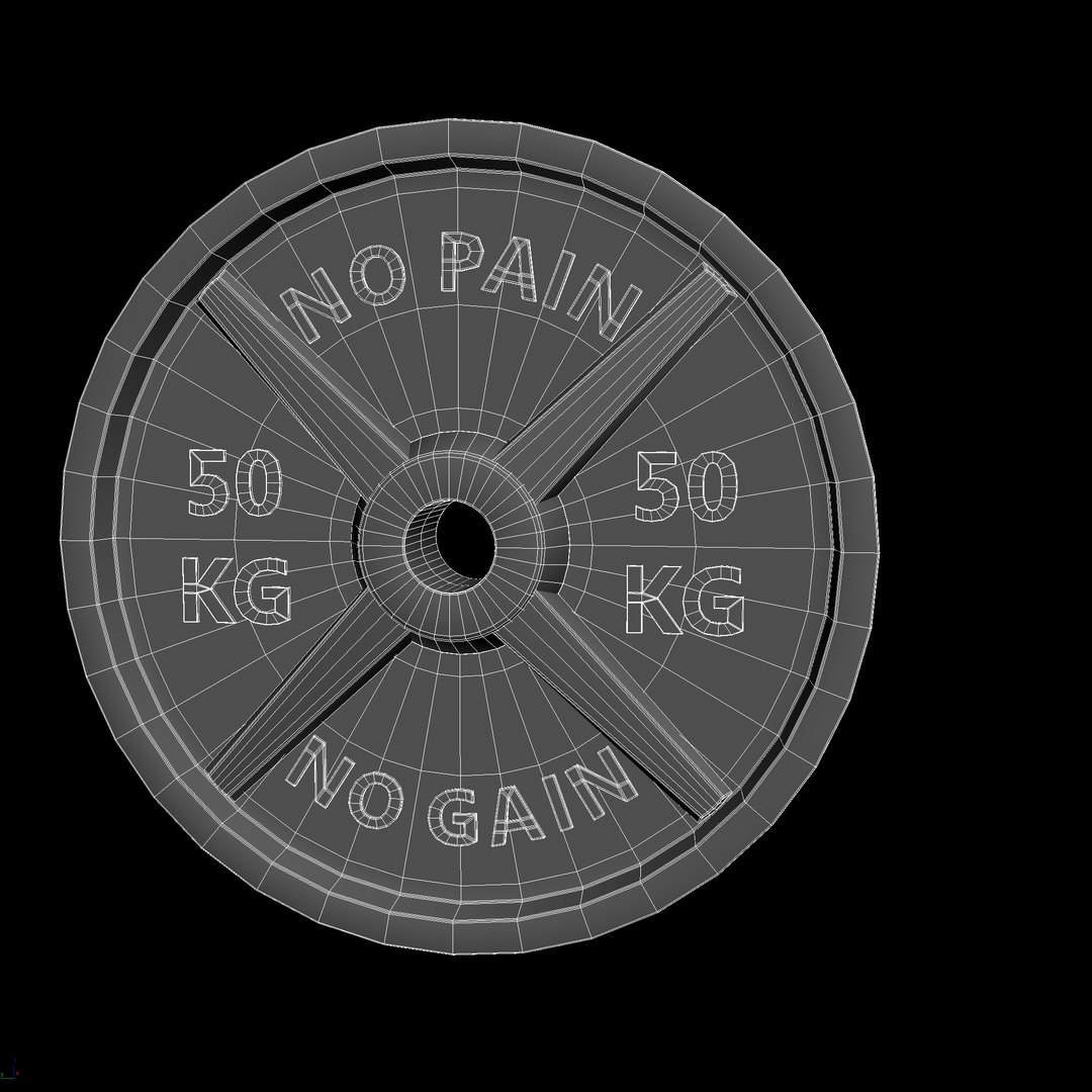 Weight Equipment Plates 3d Model