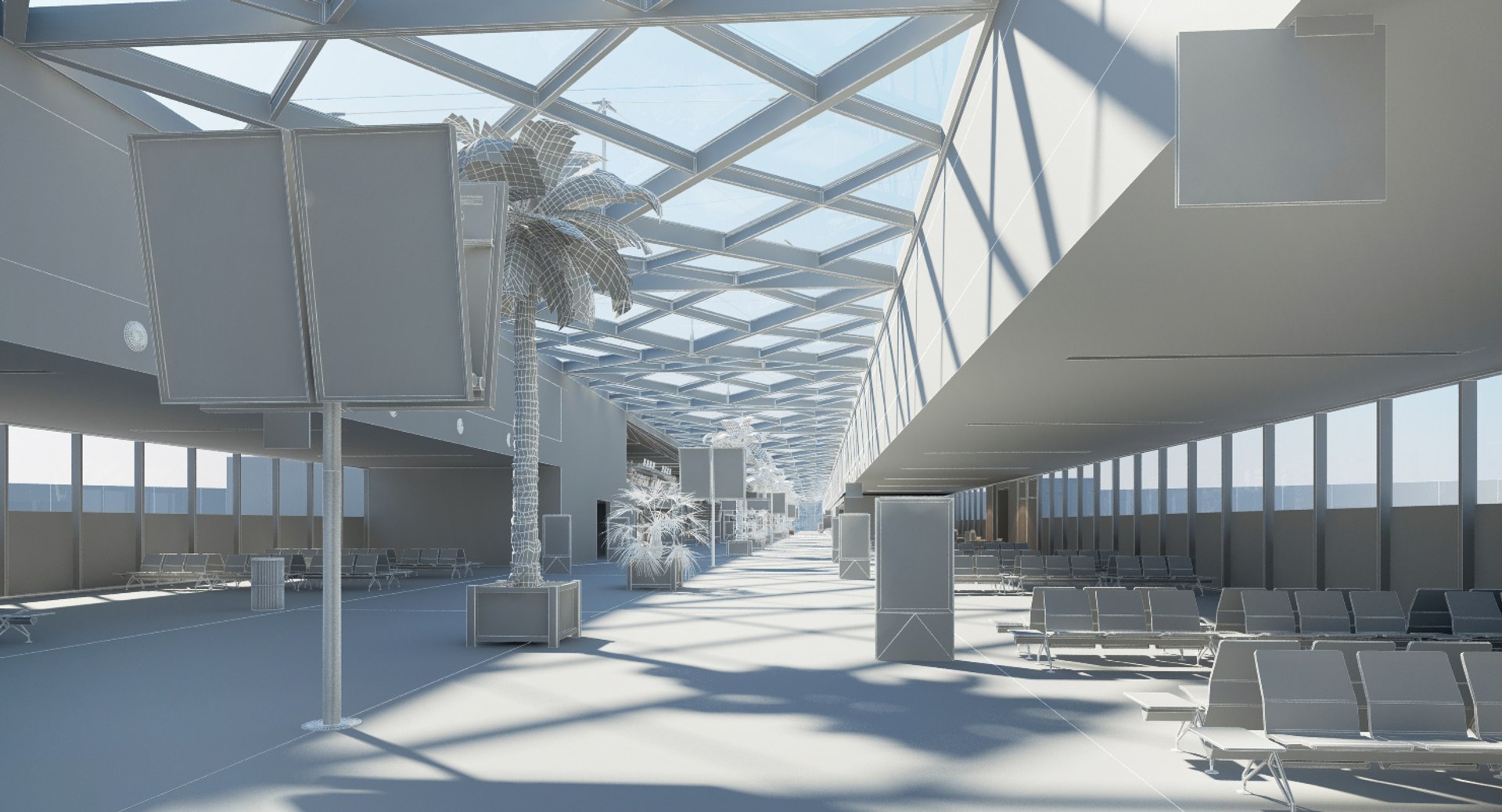 3ds International Airport Departures Lounge