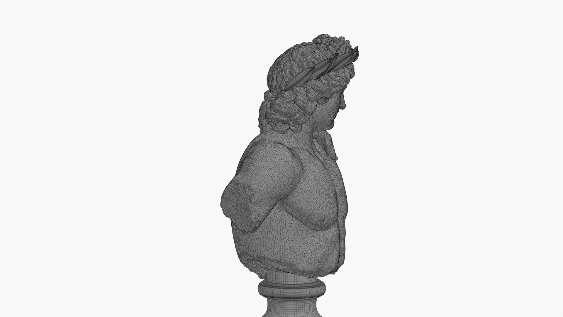 3d Bust Apollo