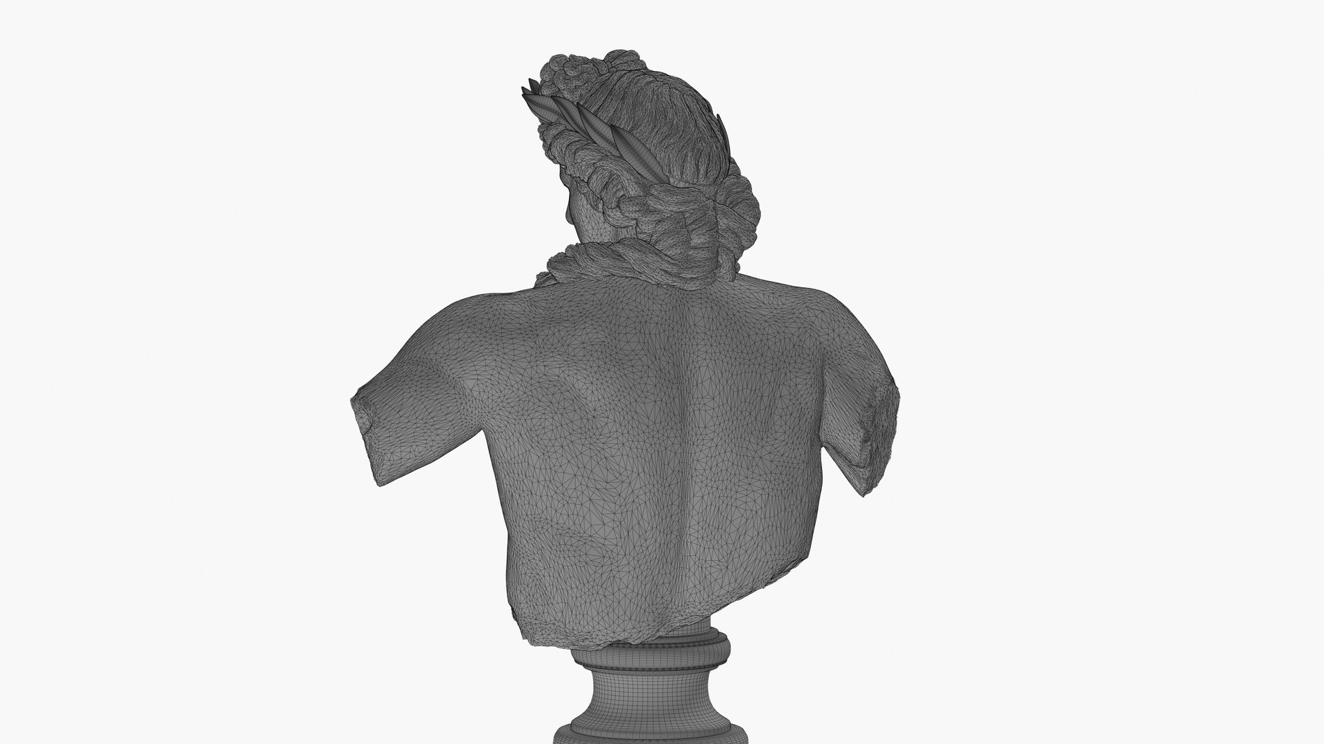 3d Bust Apollo