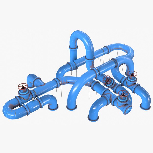 modelo 3d Tuberías Pintadas Modulares - TurboSquid 1588841