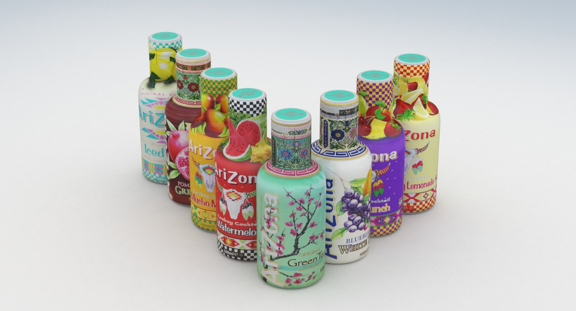 Arizona beverage bottle 3D - TurboSquid 1201897