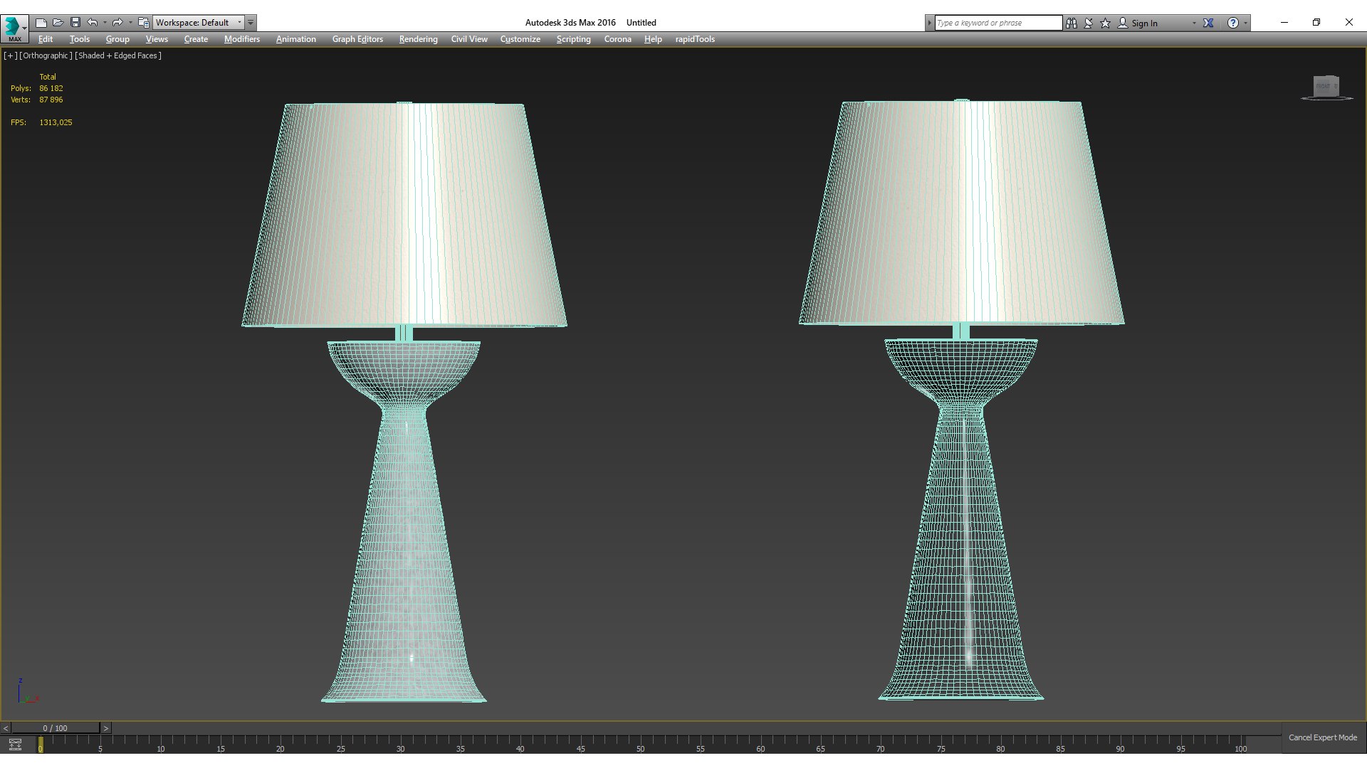 3D Danny Kaplan Studio - Seneca Lamp Model - TurboSquid 2172112