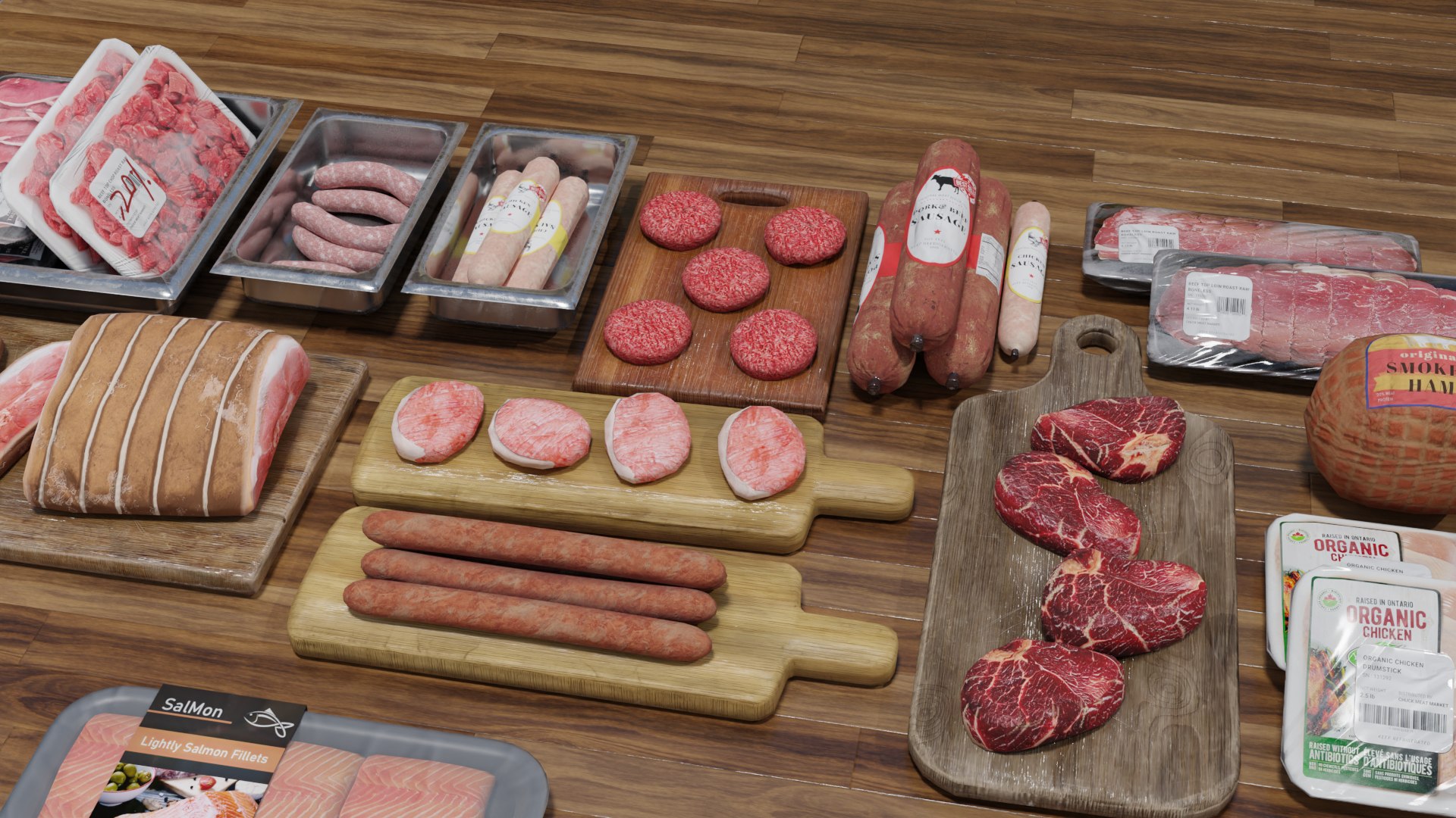 Meat Pack PBR 4k Low-poly 3D Model - TurboSquid 2398744