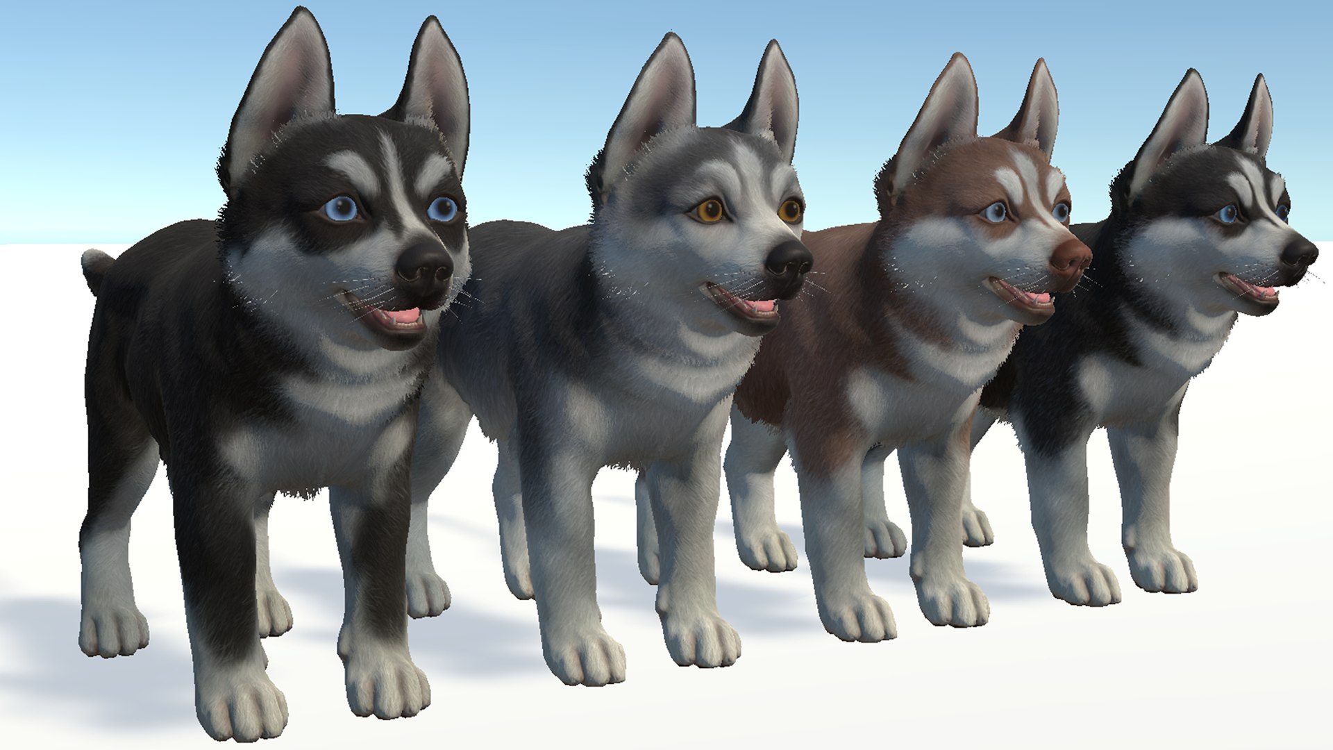 3D Puppy - Husky Model - TurboSquid 2075074