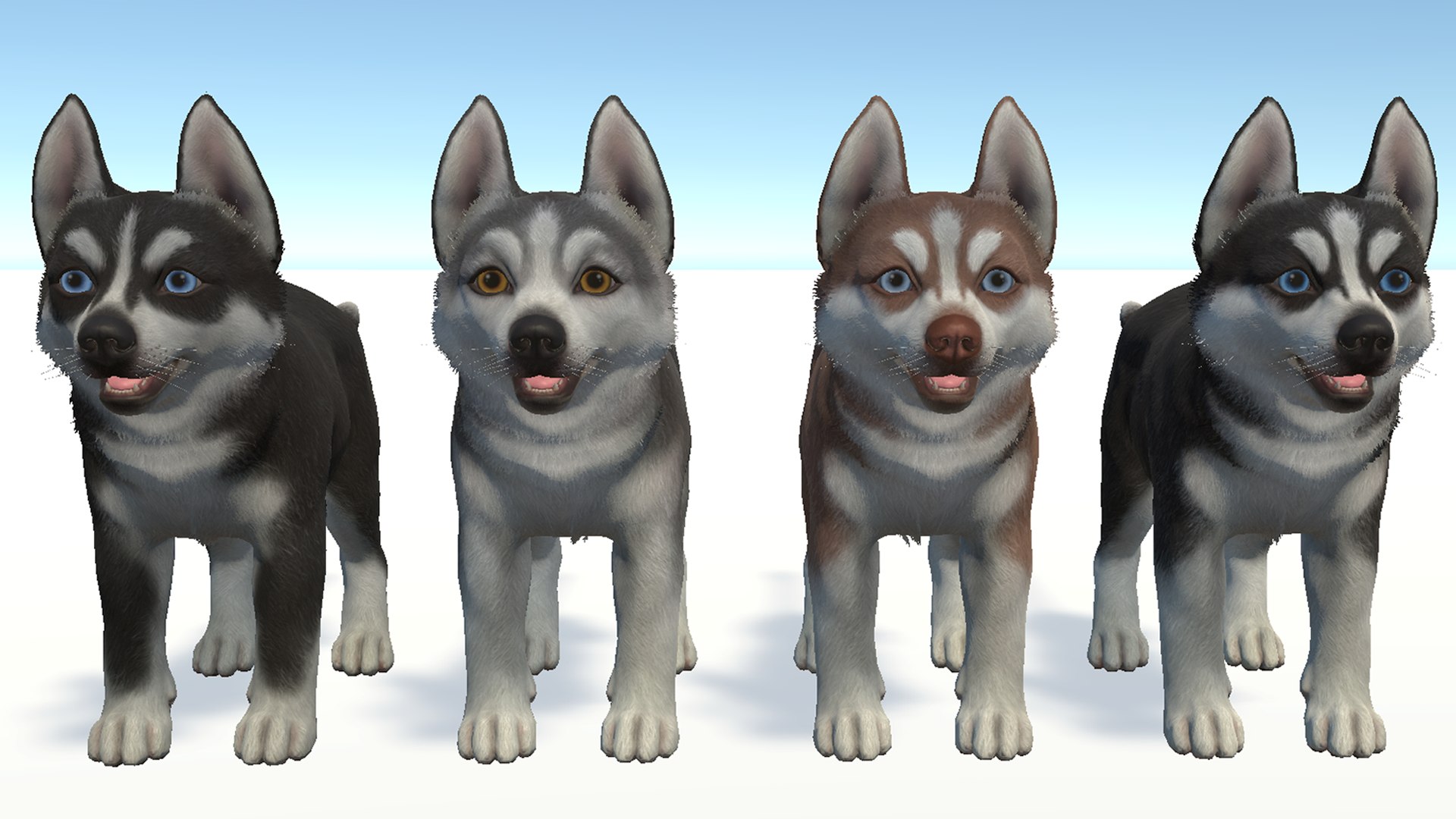 3D Puppy - Husky Model - TurboSquid 2075074